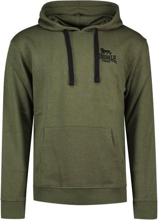 Lonsdale Herren Kapuzensweatshirt Normale Passform MAYWICK, Olive/Black, 3XL, 117555