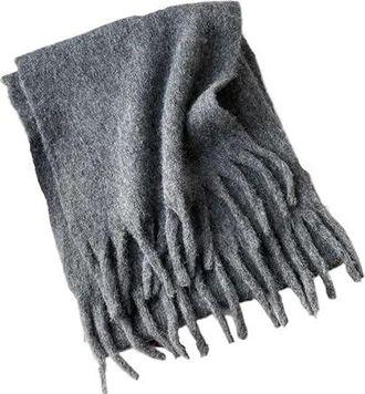 Generic &Eacute;charpe pour femme automne hiver solide simple silencieux femmes hommes m&eacute;lange polyvalent multicolore doux ch&acirc;le thermique femme homme, S-WJ1154HM44-