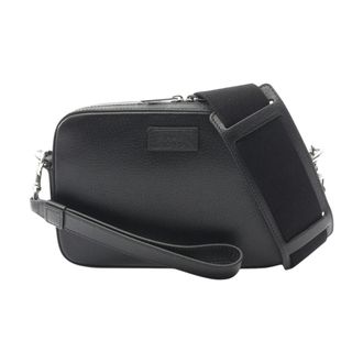 Gucci Pre-owned Vintage Textured Leather Camera Bag - - Pre-owned - Damen - Schwarzk - ONE SIZE