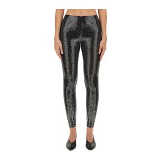 Isabel Marant Embellished High-Waisted Leggings - - Trousers - Damen - Schwarzk - M