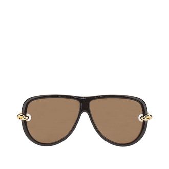 Bottega Veneta Knot aviator sunglasses Woman One Size