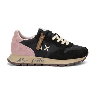 Sun 68 Vintage Casual Sneaker Schwarz Stoff Frau - - Shoes - Damen - Schwarzk - 37 EU