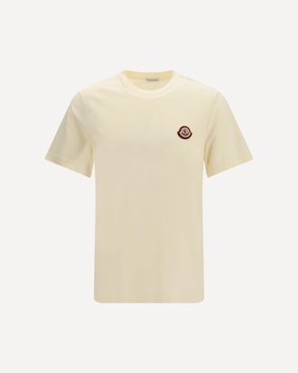 Moncler Cotton jersey T-shirt with logo Male M