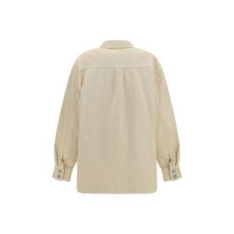 Magda Butrym Womens Beige Denim Shirt