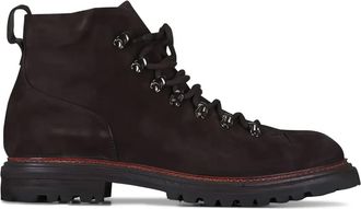 Aquatalia Denali Schn&uuml;rstiefel aus Wildleder - Braun