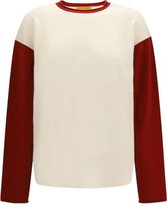 Guest In Residence Baseball Oversized Crew Sweater - - Knitwear - Damen - Mehrfarbig - XS