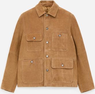 Arket Velourslederjacke -Beige