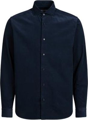Eton Chemise droite velours c&ocirc;tel&eacute; en coton