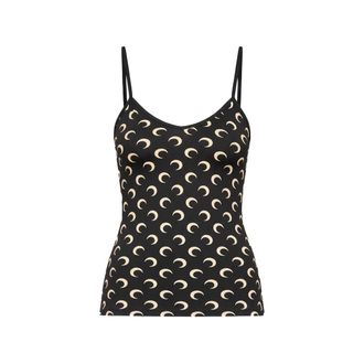 Marine Serre Moon Printed Straps Top