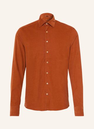 Stenstr&ouml;ms Cordhemd Slimline Fit braun