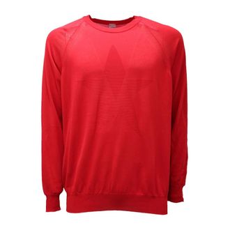 Eleventy Maglione Cotton Sweater - - Knitwear - Herren - Rot - XL