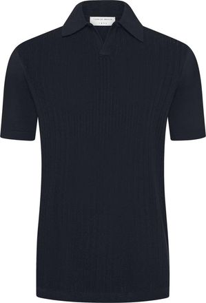 Tiger Of Sweden Geripptes Poloshirt aus Baumwolle in