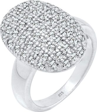 Elli PREMIUM Ring Damen mit Kristalle in 925 Sterling Silber