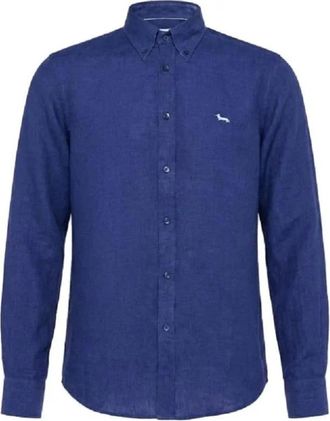 Harmont & Blaine Homme, Chemises, Bleu, Taille: XL Casual Chemises