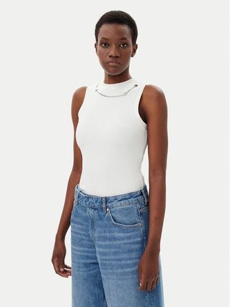 HUGO BOSS Top Delanive 50534050 Wei&szlig; Slim Fit