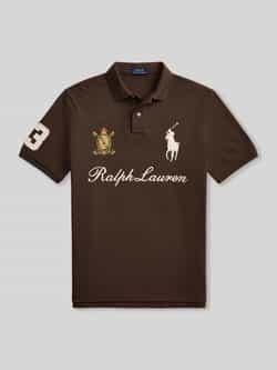 Polo Ralph Lauren Regular Fit Poloshirt aus reiner Baumwolle mit Patches und Stitchings