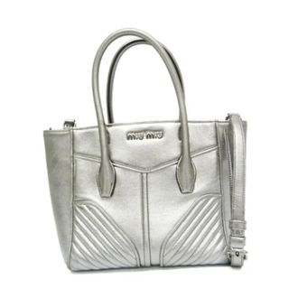 Miu Miu Pre-owned Leder Handtaschen - - Pre-owned - Damen - Grau - ONE SIZE