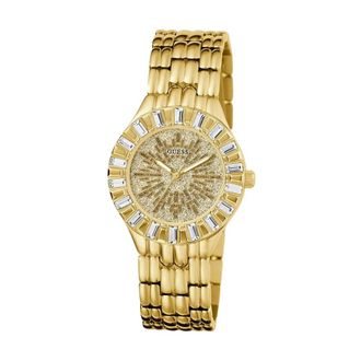 Guess Femme, Accessoires, Jaune, Taille: ONE Size Firework Watch