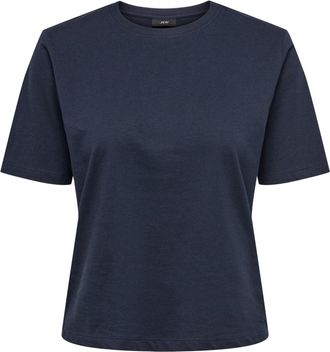 Jacqueline de Yong JdY Damen Jdyrex S/S Top JRS Noos, Sky Captain, X-Small