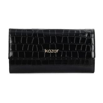 Kazar Gepr&auml;gte Ledergeldb&ouml;rse - - Accessories - Damen - Schwarzk - ONE SIZE