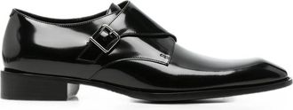 Saint Laurent Connor Buckle-fastening Leather Oxford Shoes