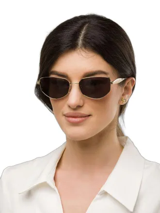Just Cavalli SJC200 Stainless Steel Cat-Eye Sunglasses - Rose gold