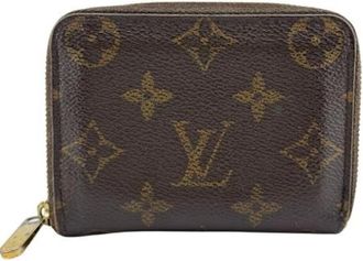 Louis Vuitton unisex, Pre-owned, Brun, Taille: ONE Size Portefeuille Vintage en Toile Pre-owned