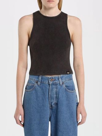 Dickies Top slim fit sans manches en coton c&ocirc;tel&eacute; avec logo appliqu&eacute;