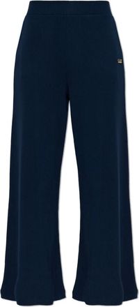 Emporio Armani Emporio Armani Ea7, Femme, Pantalons, Bleu, Taille: 42 FR Pantalon en jersey de viscose stretch