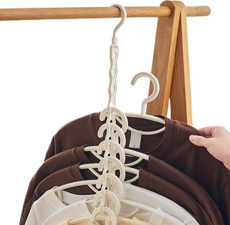 Generico Multifunktionale Kleiderstange - Faltbare Garderobenstange mit Aufbewahrungsm&ouml;glichkeit, ideal zum Aufh&auml;ngen von Kleidung, Platzsparend f&uuml;r Schlafzimm