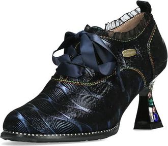 Laura Vita Escarpins Femme Oliveo 05, Pointure:37 EU, La Couleur:Bleu