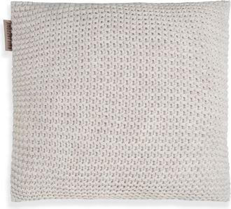 Knit Factory Vinz Kissen - Beige - 50x50 cm