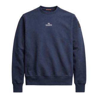 Parajumpers Homme, Sweatshirts et sweats &agrave; capuche, Bleu, Taille: XL Fleece Nylon SweaT-shirt