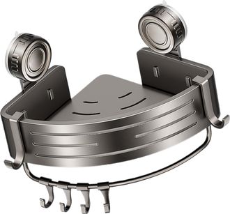 Generic Dusch-Eck-Organizer - Eck-Duschregal mit Saugnapf, Badregal f&uuml;r die Wand, Eck-Duschregale, abnehmbares Aufbewahrungsregal, bohrfreier Duschhalter f&uuml;r 