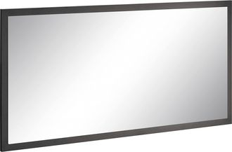 Möbelando Spiegel Flurspiegel Hängespiegel Wandspiegel Garderobenspiegel Magione II Anthrazit Hochglanz