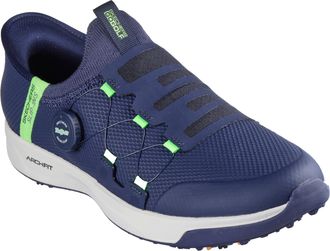 Skechers Go Golf Elite Vortex Slip Ins Sneaker für Herren, Marineblaues Synthetik-Textil, 47.5 EU