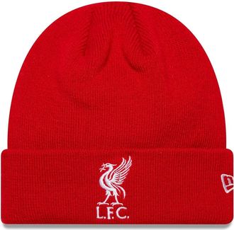 New Era Liverpool FC Beanie Winterm&uuml;tze warm Teamlogo Fu&szlig;ball Premier League rot - One-Size