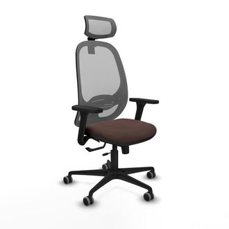 Piqueras y Crespo Cilanco &Uuml;berwachungsstuhl mit 3D-Armlehnen, h&ouml;henverstellbarer Lendenwirbelst&uuml;tze und h&ouml;henverstellbarem Kopfteil und Neigungsverstellung, ausgestatte