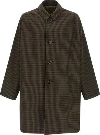 Maison Margiela Homme, Manteaux, Multicolore, Taille: XL Trench-coat r&eacute;versible