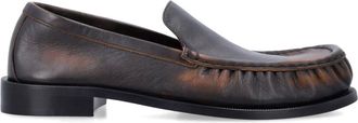 Dries Van Noten Homme, Chaussures, Brun, Taille: 44 EU Leather Loafer