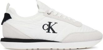Calvin Klein Sneakers Retro Runner Lace Up Sock YW0YW02060 Wei&szlig;