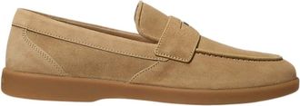 Michael Kors Homme, Chaussures, Beige, Taille: 43 1/2 EU Wesley Suede Loafer