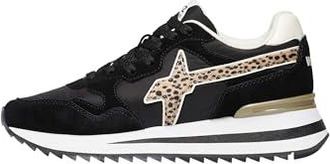 W6YZ Femme Yak-w. Plat Oxford, Black Bone, 39 EU