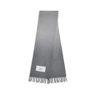 Maison Kitsun&eacute; Alpaca Scarf - Gray