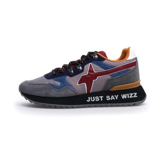 W6YZ Graue Leder-Sneakers - - Shoes - Herren - Mehrfarbig - 43 EU