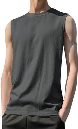 Generic D&eacute;bardeur pour homme - D&eacute;bardeur de sport sans manches - Maillot de corps sans manches - Pour la course &agrave; pied, le jogging, la gym, le fitness - Sans 