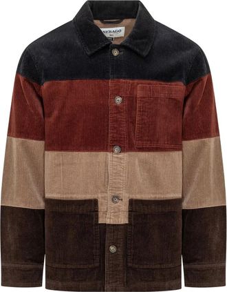 Sebago Dorr Corduroy Streifen Jacke - - Jackets - Herren - Mehrfarbig - L