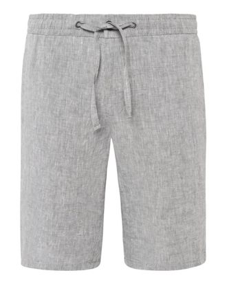 Tom Rusborg Sommerliche Leinenshorts mit Kordelzug in