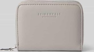 Seidenfelt Manufaktur Portemonnaie mit Logo-Detail