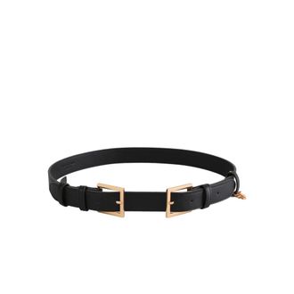 Fracomina Damen G&uuml;rtel Eco-Leder Stilvoll - - Accessories - Damen - Schwarzk - M